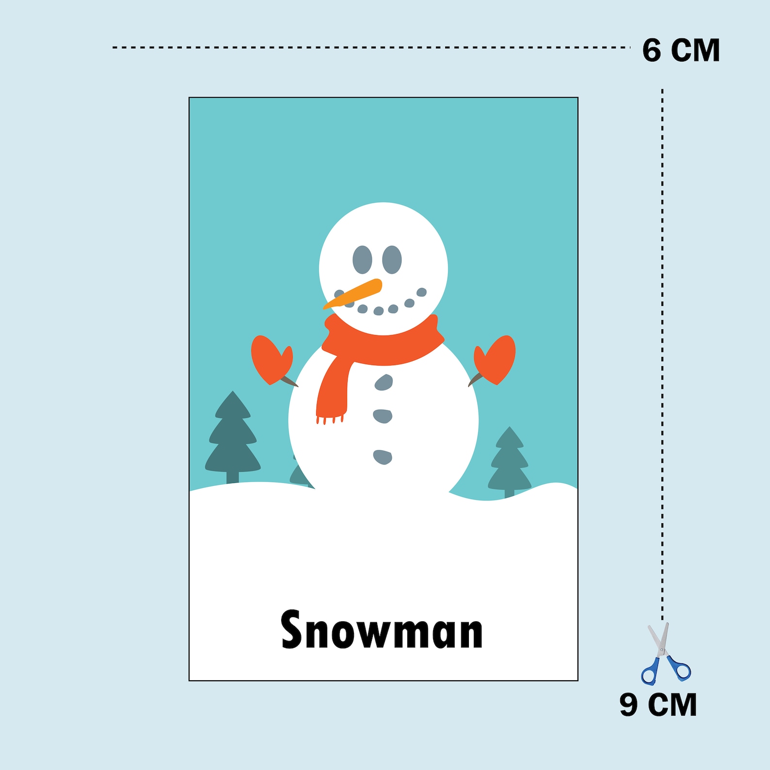 24 Printable Winter Flashcards Kids Montessori Cards Toys Preschool ...