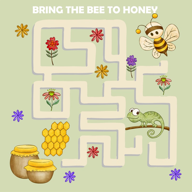 Fun and Challenging Mazes for Kids 4 Printable Worksheets - Etsy