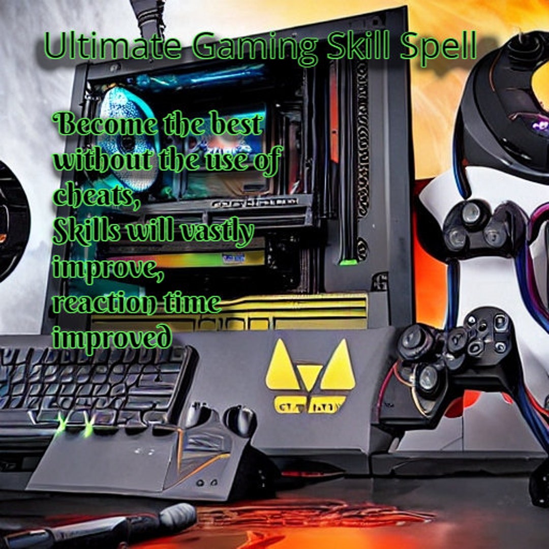 Ultimate Gaming Skill Spell, Improve Vastly - Etsy
