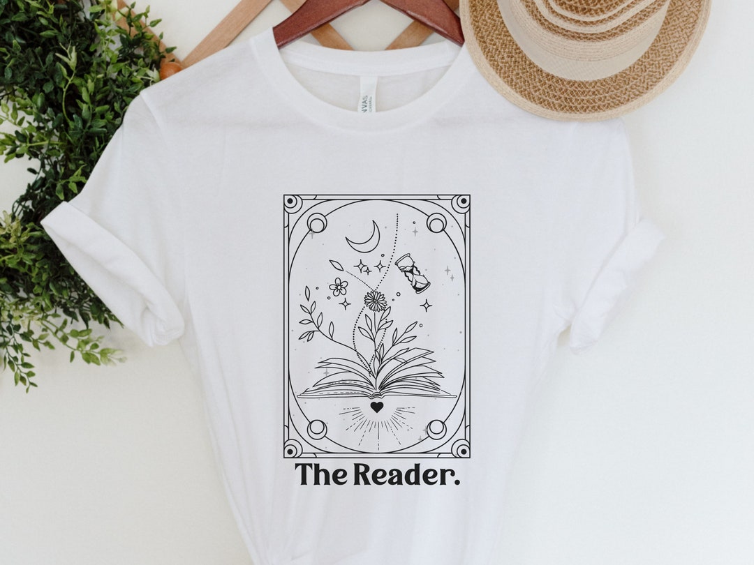 The Reader Bookish T-shirt - Etsy