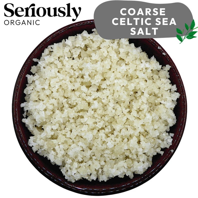 Celtic Sea Salt Coarse Hand Harvested in France - Naturally High in ...