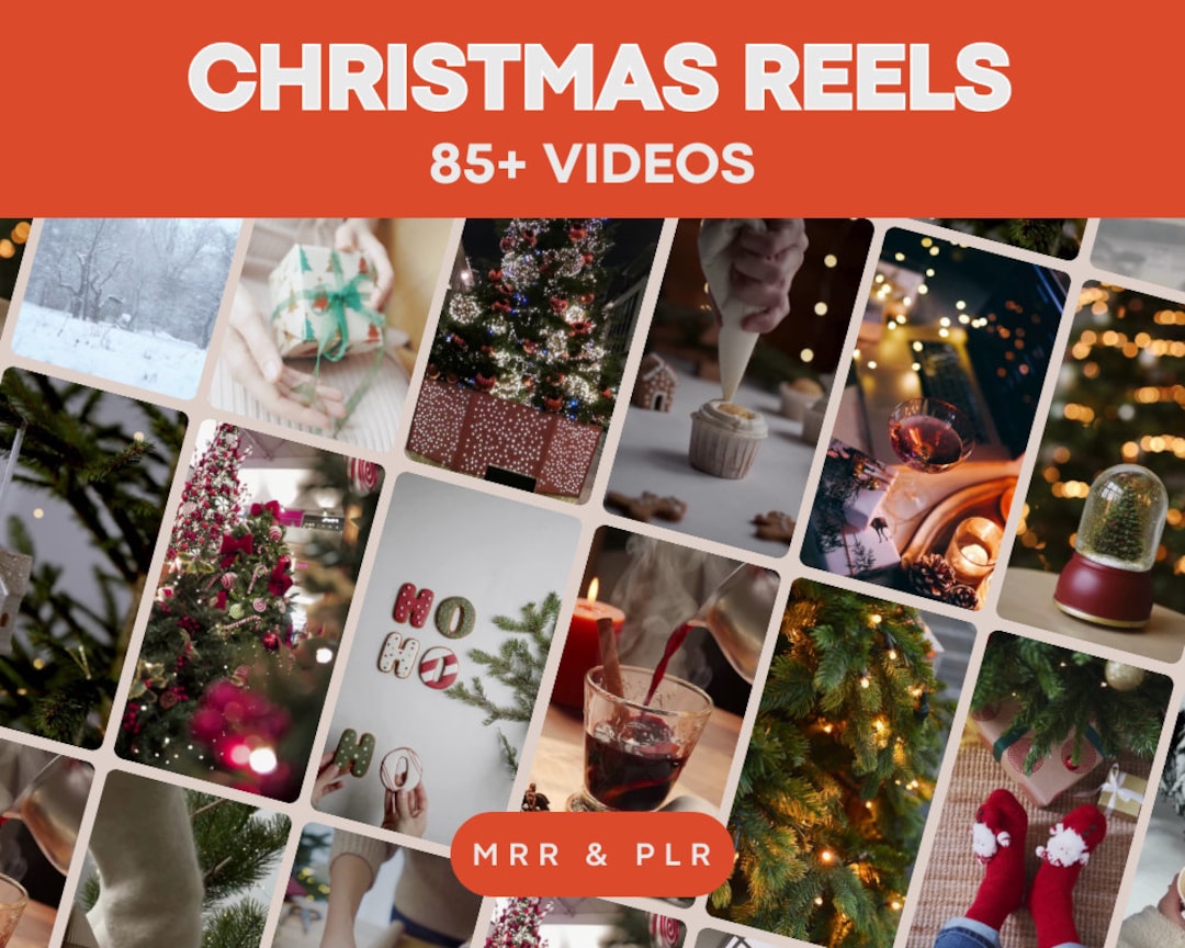 Christmas Reels, Holiday Reels, Christmas Content, Faceless Marketing ...