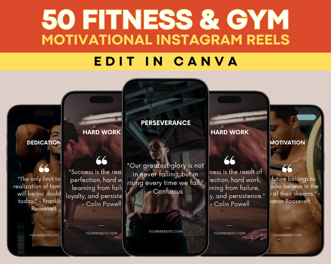 Fitness Instagram Templates, Personal Trainer Templates, Workout ...