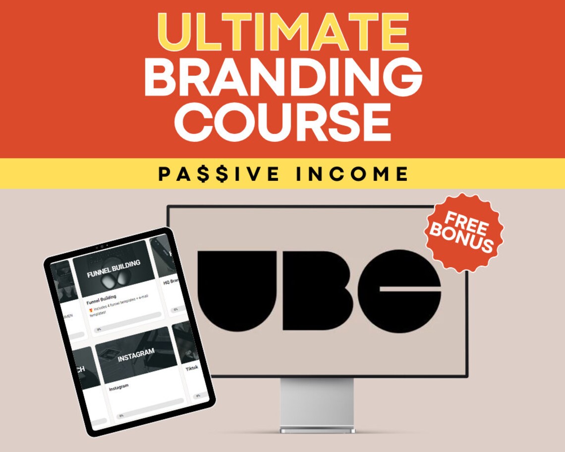 Ultimate Branding Course UBC Full Course Master Resell Rights MRR Resell for Profit Digital ...