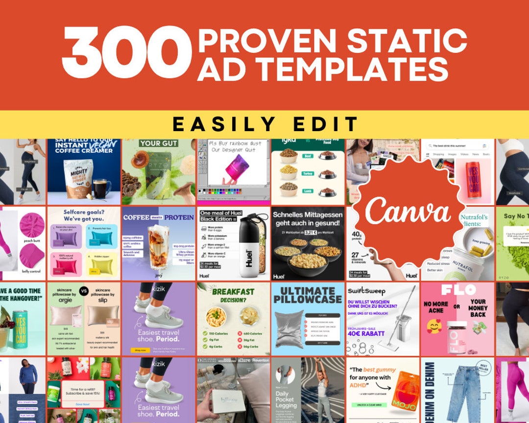 300 Winner Static Ad Templates, Photo Ad Template, Facebook Ads ...
