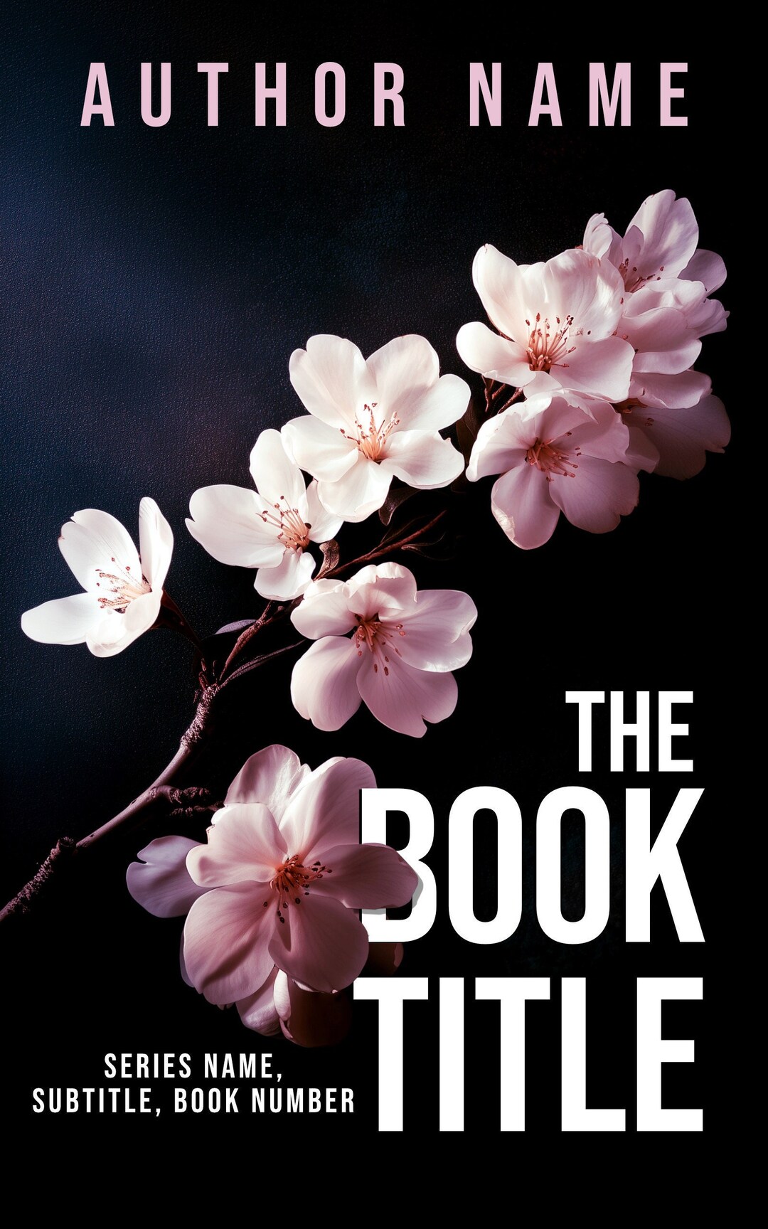 Pink Cherry Blossoms Alternative Object Premade Book Covers Self ...
