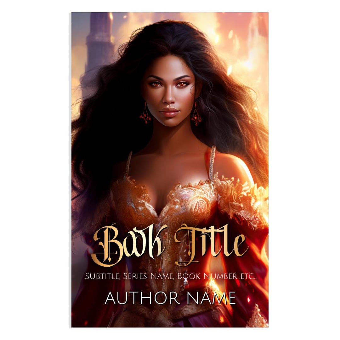 Premade Book Cover YA Fantasy Illustration Style Cover Art Romantacy ...