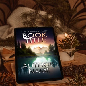 Lake and Mountains Scenic Book Covers for Self-publishing Discreet ...