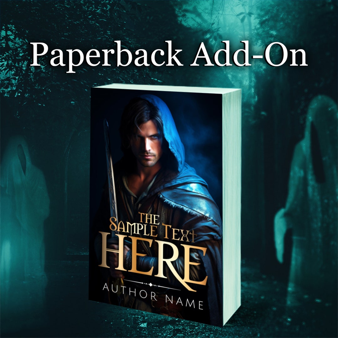 Paperback Addition for Your Ebook Custom Back and Spine Design Self ...