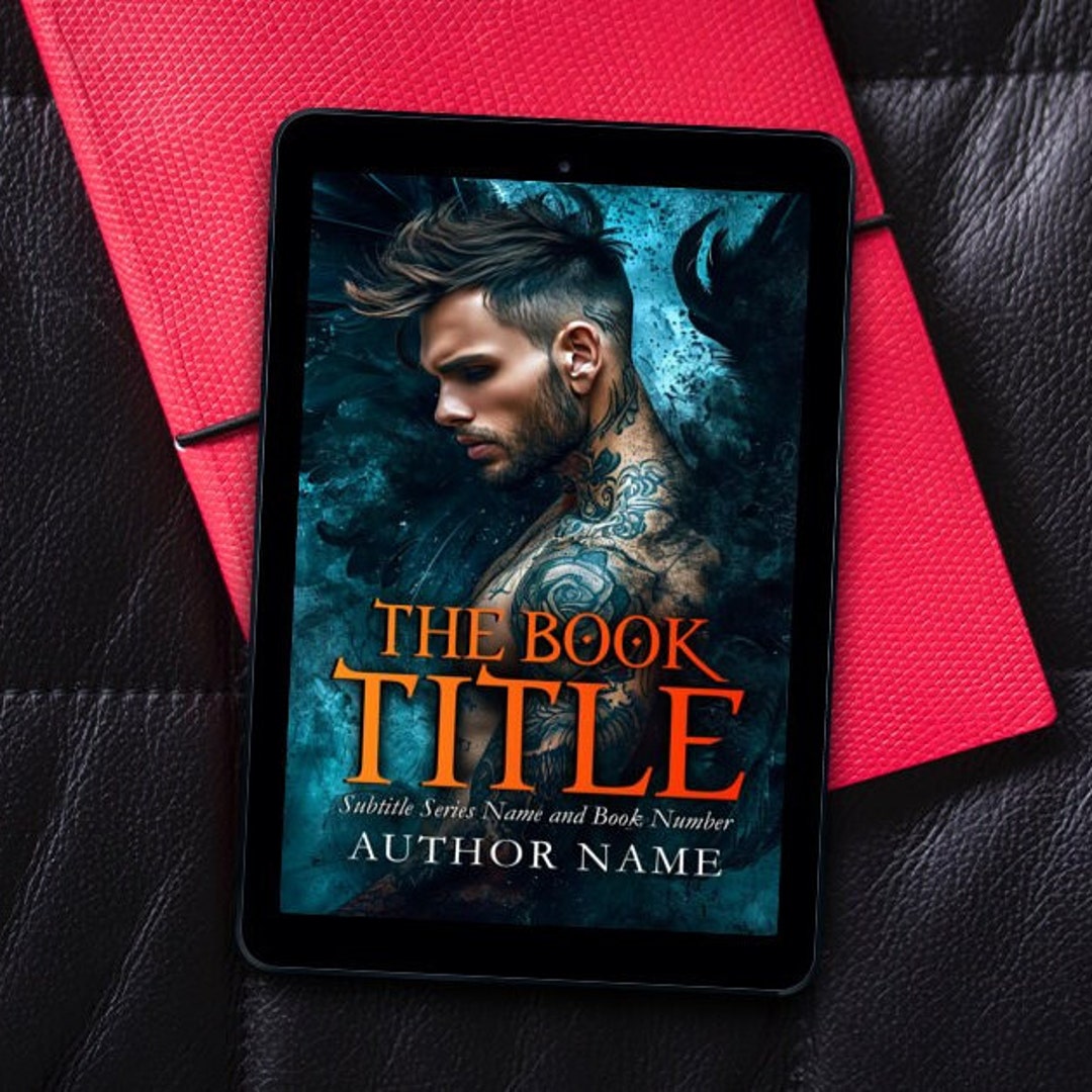 Premade Book Cover Dark Fantasy Romance Fallen Angel Black Wings Demon ...