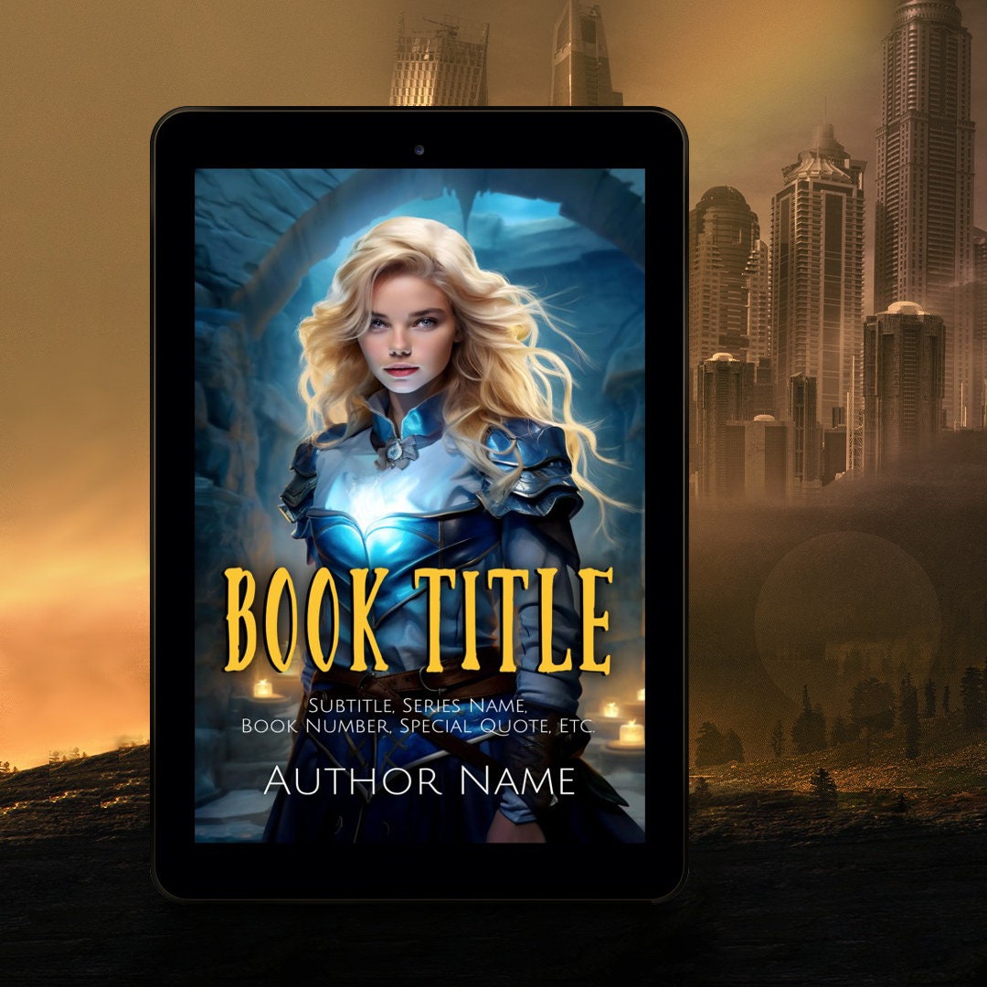 Readymade Book Cover Fantasy Cover Art Blond Young Female Magic Academy ...