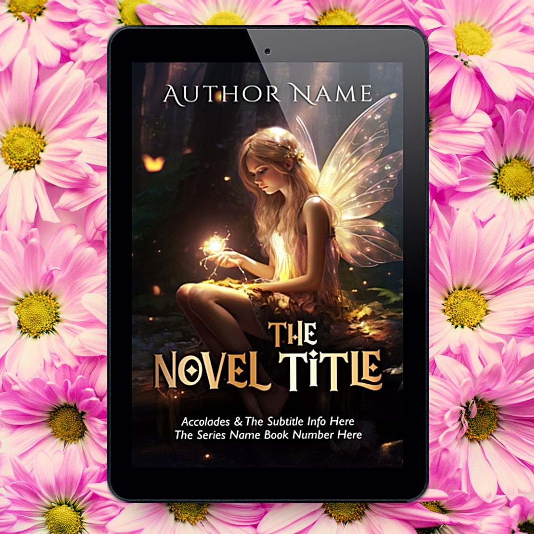 Premade Book Covers With Fairy in the Woods With Wings Magic School Fae ...