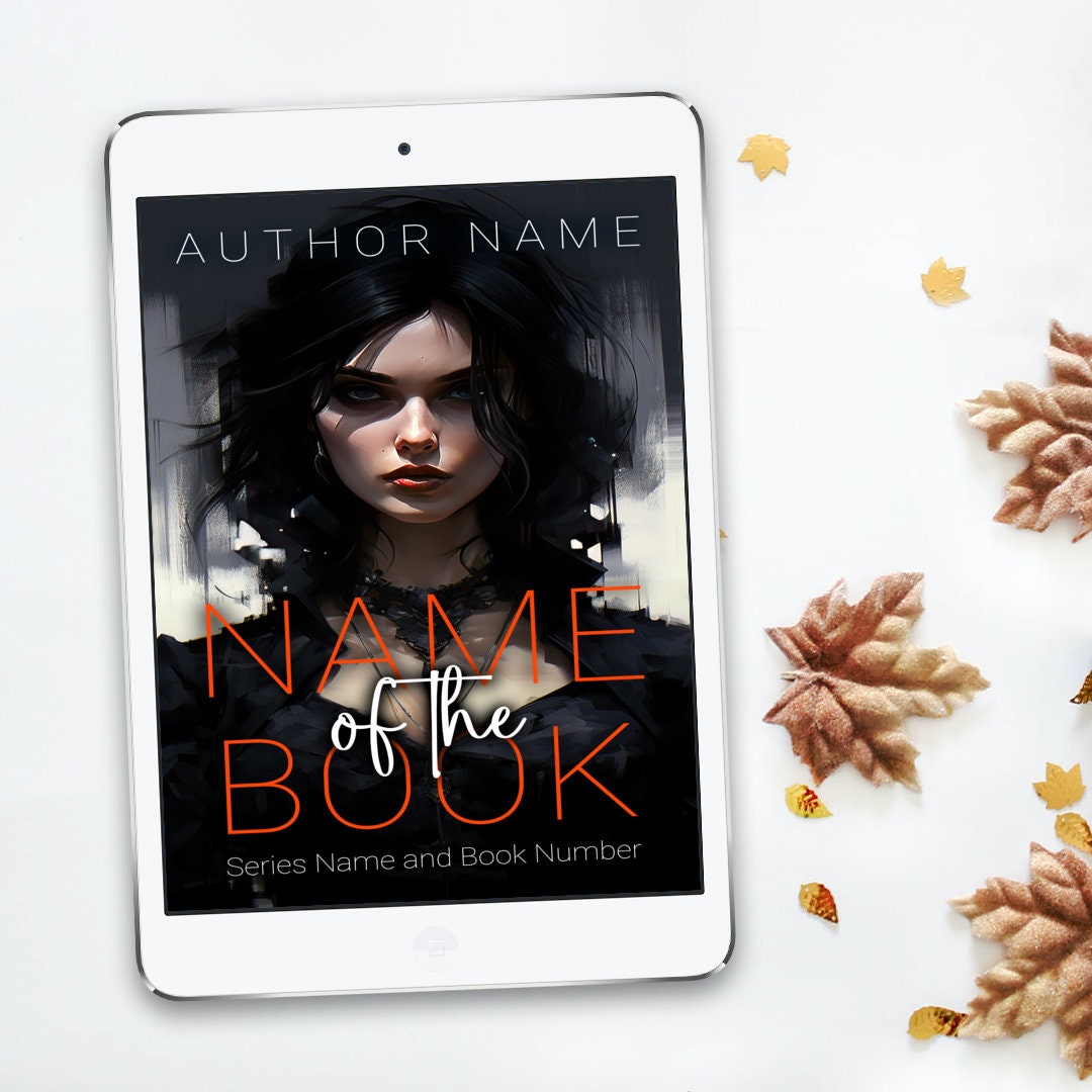 Goth Premade Book Covers Dark Hair Female Dark Fantasy YA - Etsy