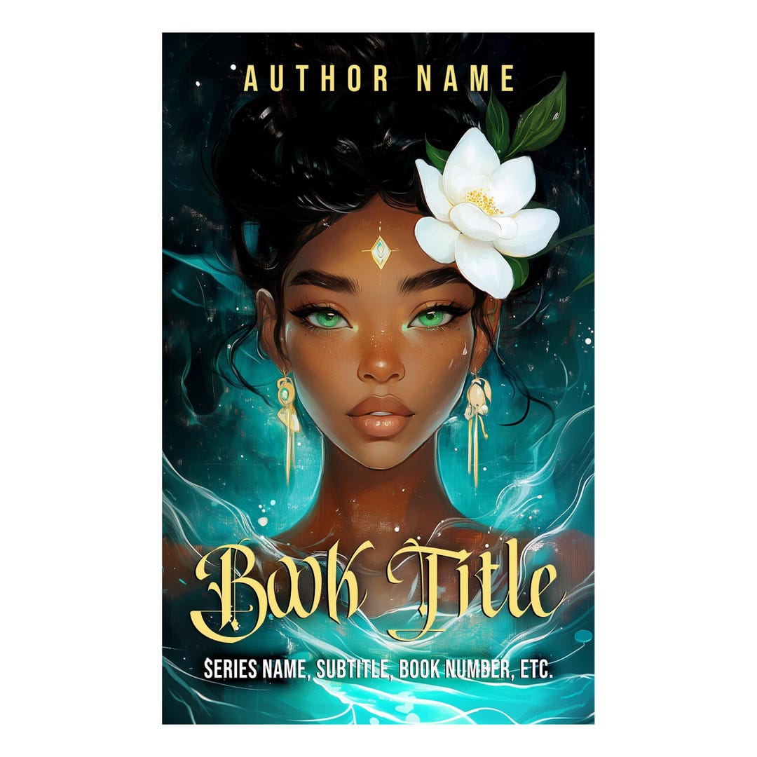 Orisha Mermaid Premade Book Cover: Atlantean Sea Princess Romance ...