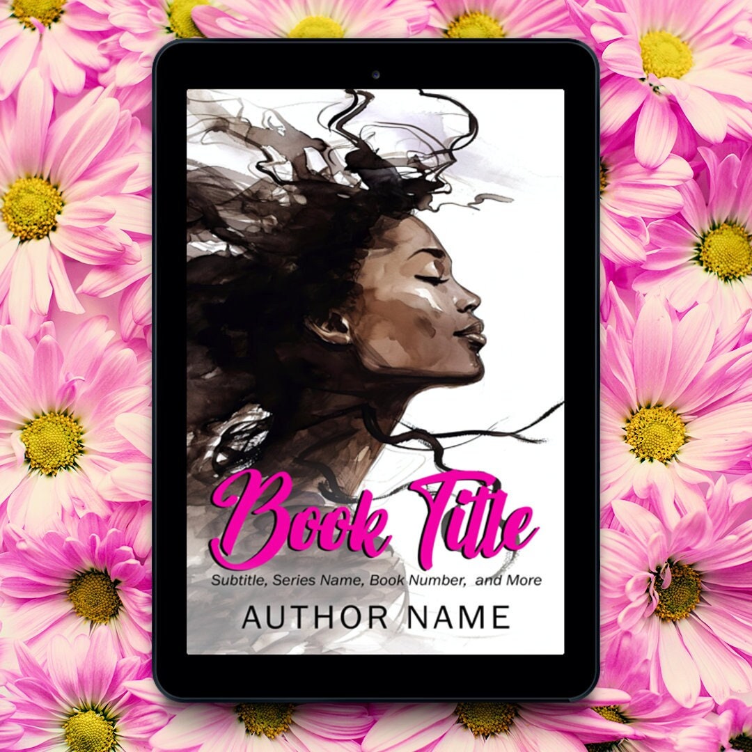 Readymade Book Covers Side Profile Black Woman Brown-skinned Ink Pen ...