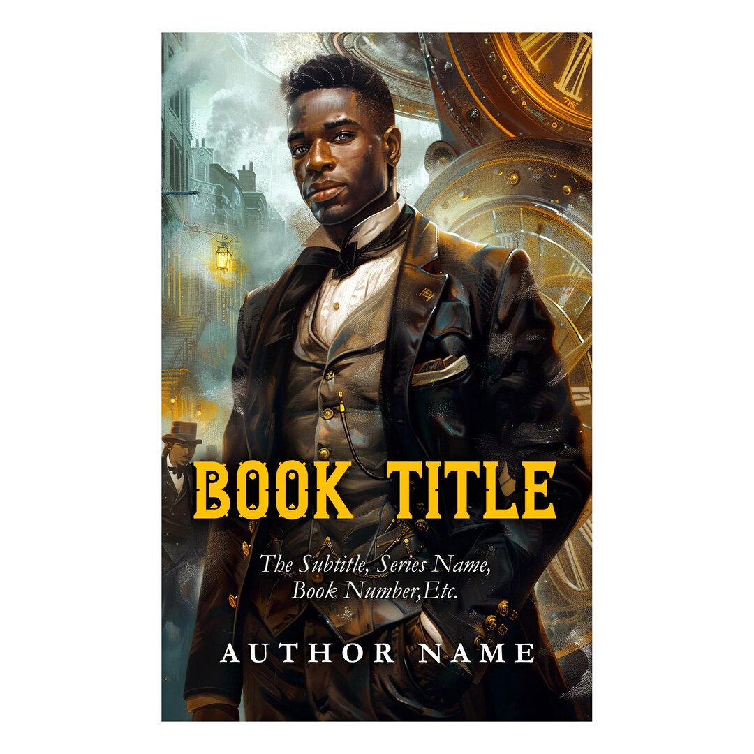 Steampunk Vampire Hunter Book Cover: Paranormal Detective, African ...