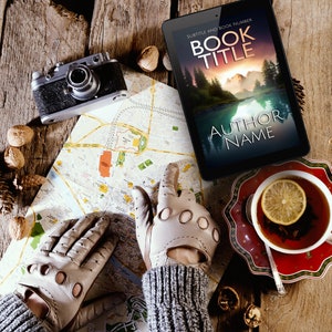 Lake and Mountains Scenic Book Covers for Self-publishing Discreet ...