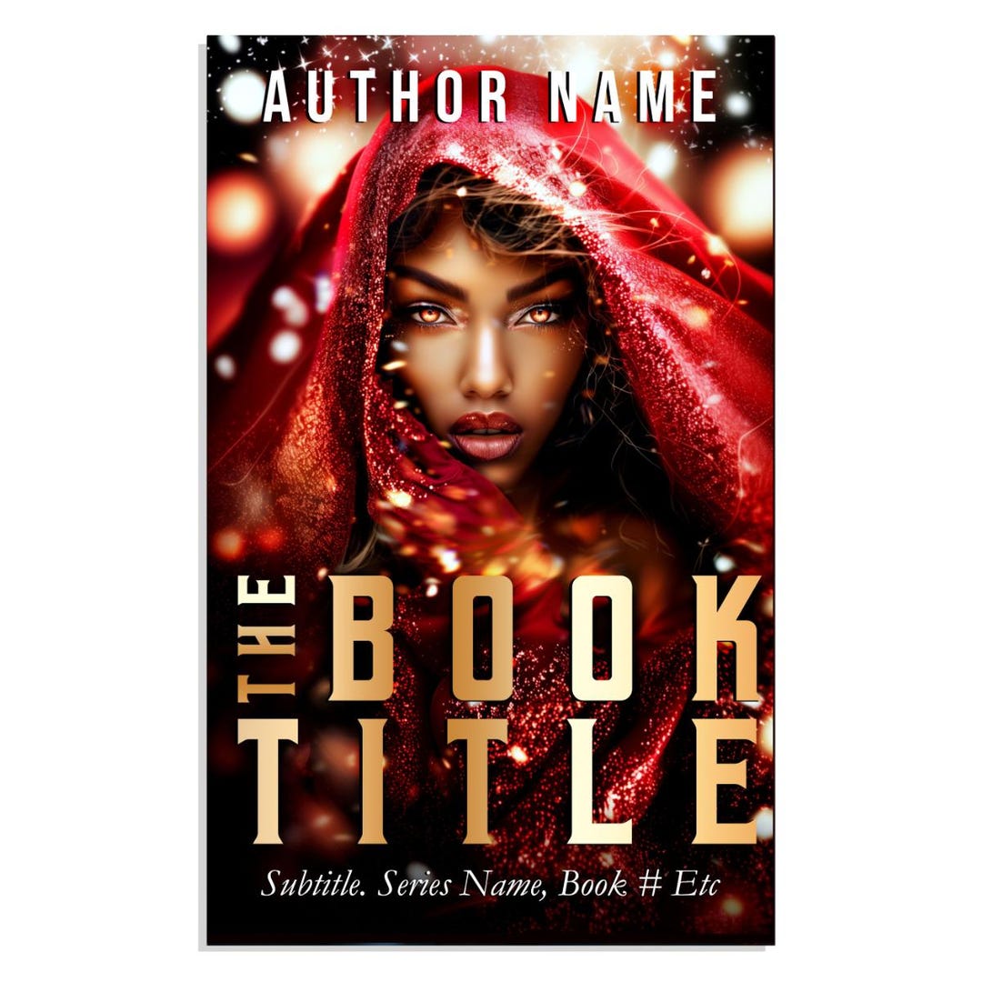 Fantasy Book Cover: Brown-skinned Woman, Red Robe (digital Art) - Etsy