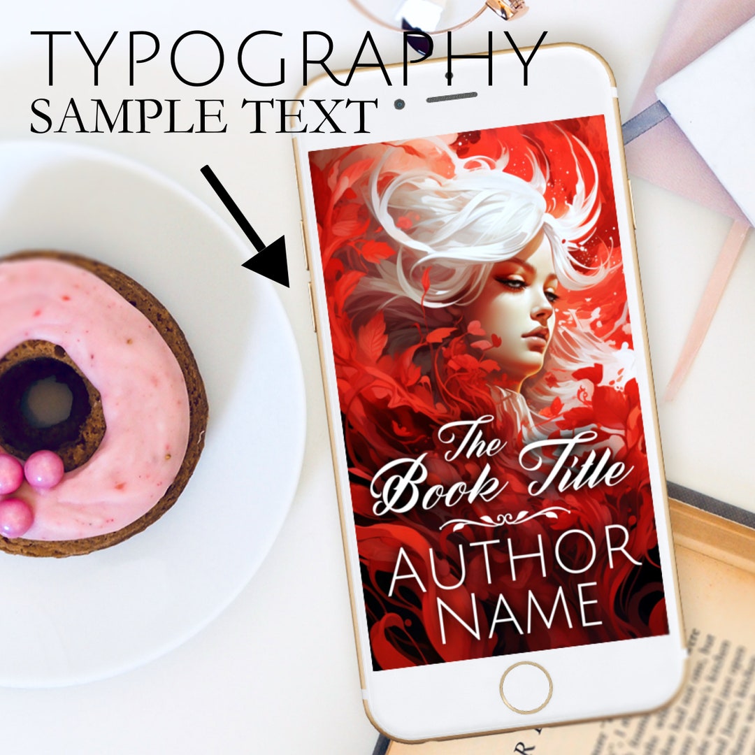 Custom Book Cover Typography Design for Indie Authors (digital Product ...
