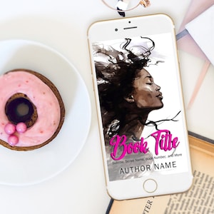 Readymade Book Covers Side Profile Black Woman Brown-skinned Ink Pen ...