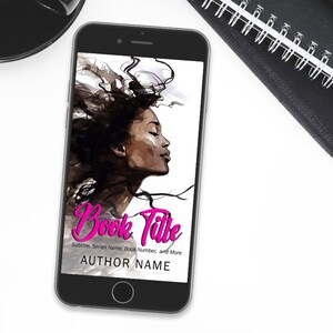 Readymade Book Covers Side Profile Black Woman Brown-skinned Ink Pen ...