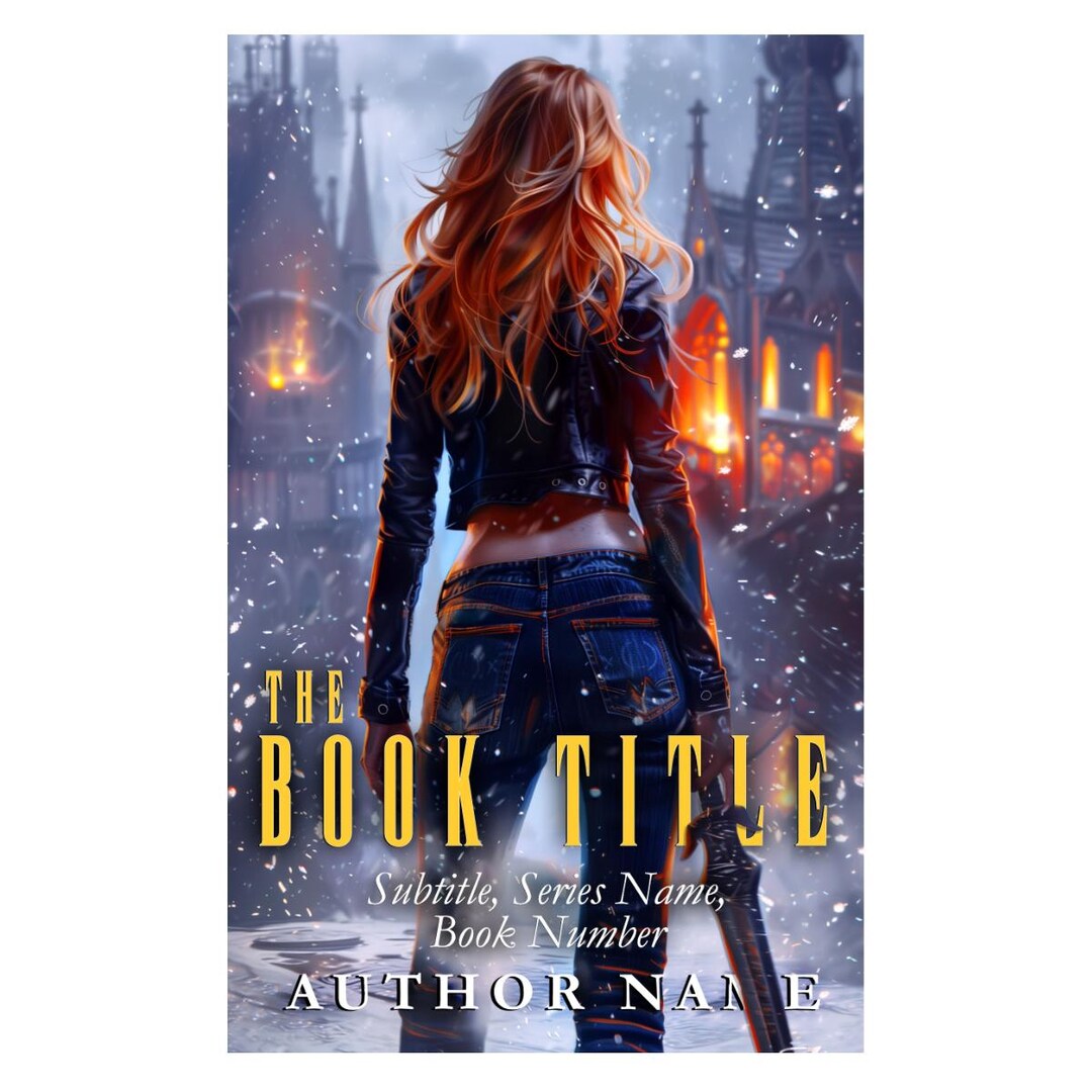 Medieval Modern Fantasy Time Travel Urban Fantasy Premade Book Cover ...