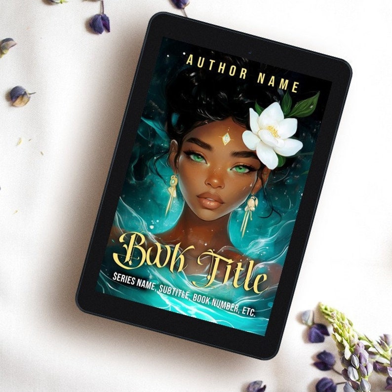 Orisha Mermaid Premade Book Cover: Atlantean Sea Princess Romance ...