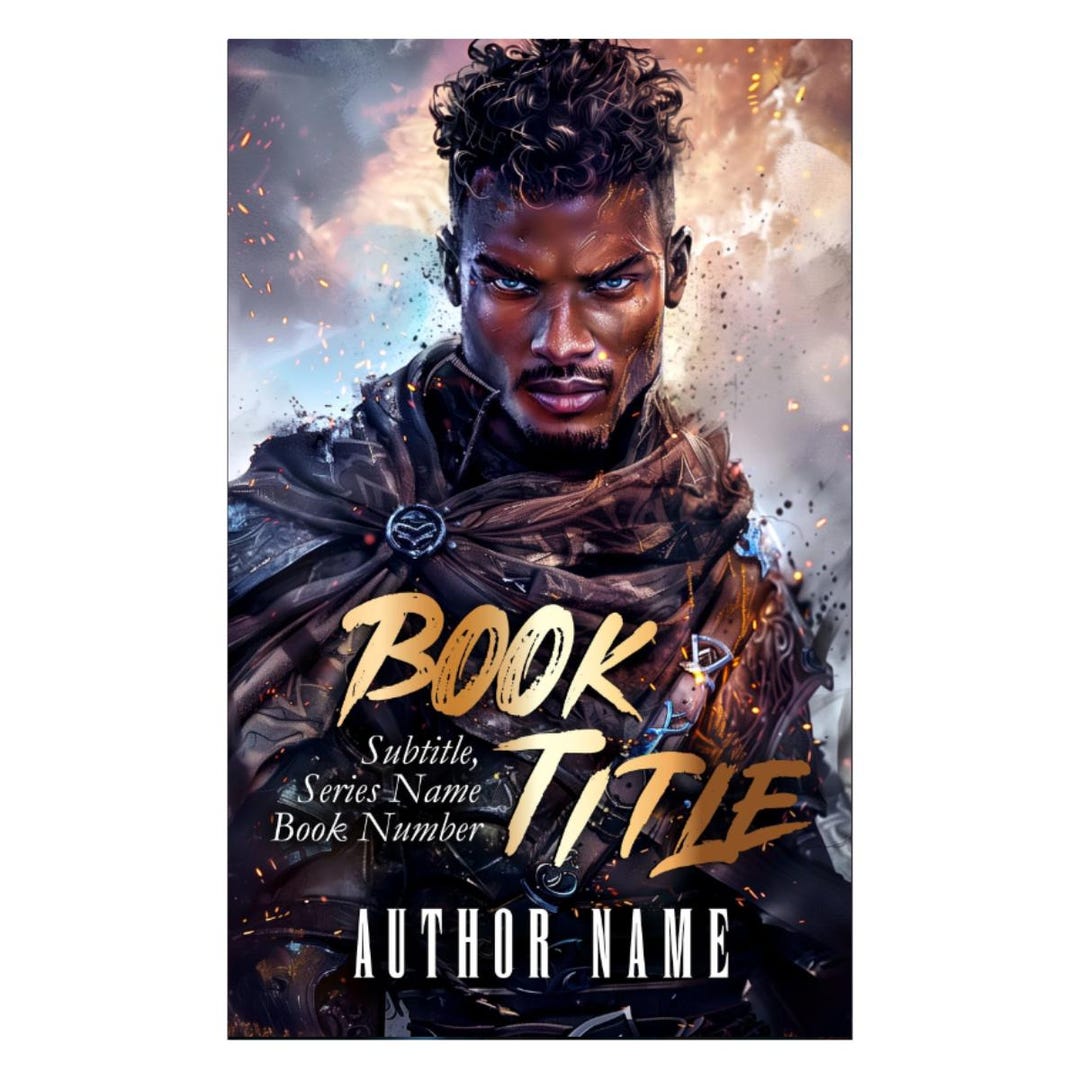 Premade Fantasy Warrior Book Cover Art (kdp-ready Digital Download) - Etsy