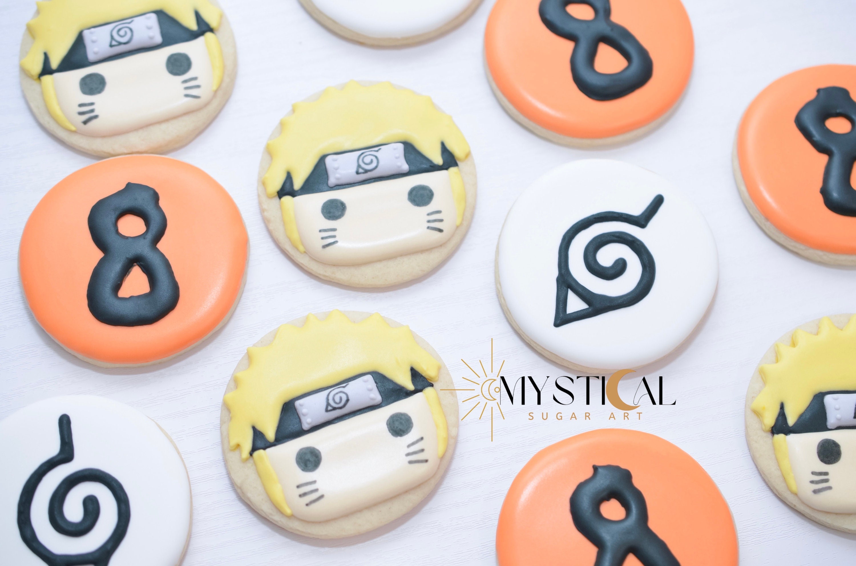 Anime Inspired Cookie, Birthday Cookies, Party Favors, Decorated ...