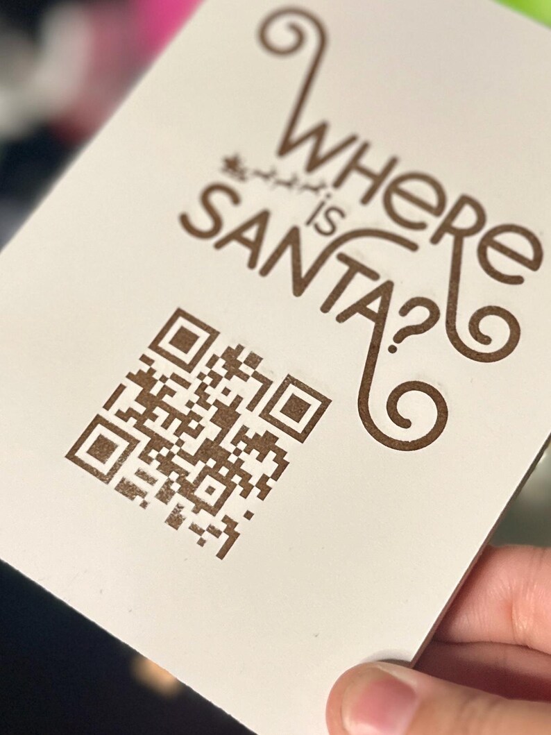 Nord Santa Tracker QR Code SVG File | Christmas Digital Download for ...