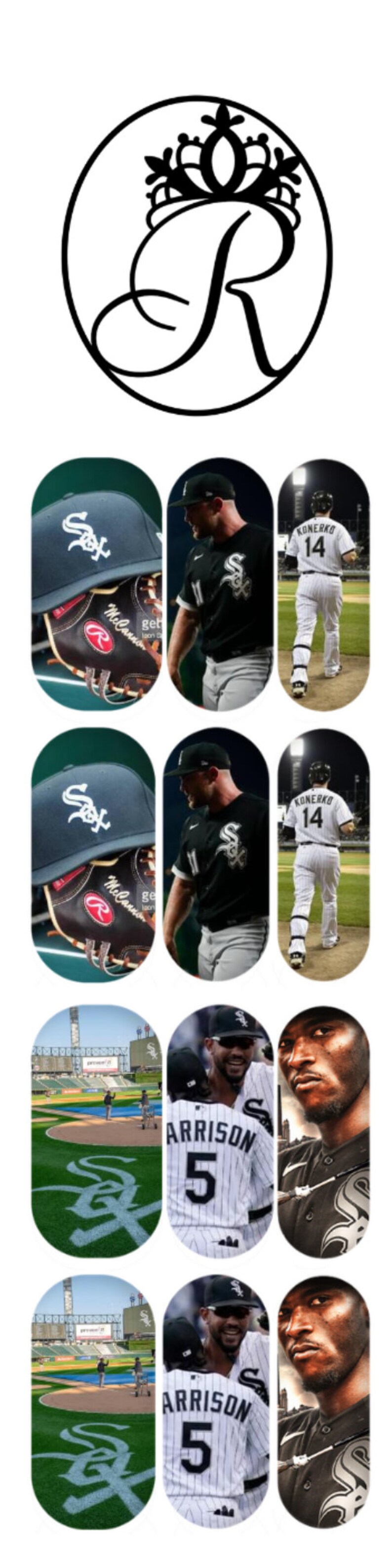 MLB White Sox Water Slide Decals - Etsy