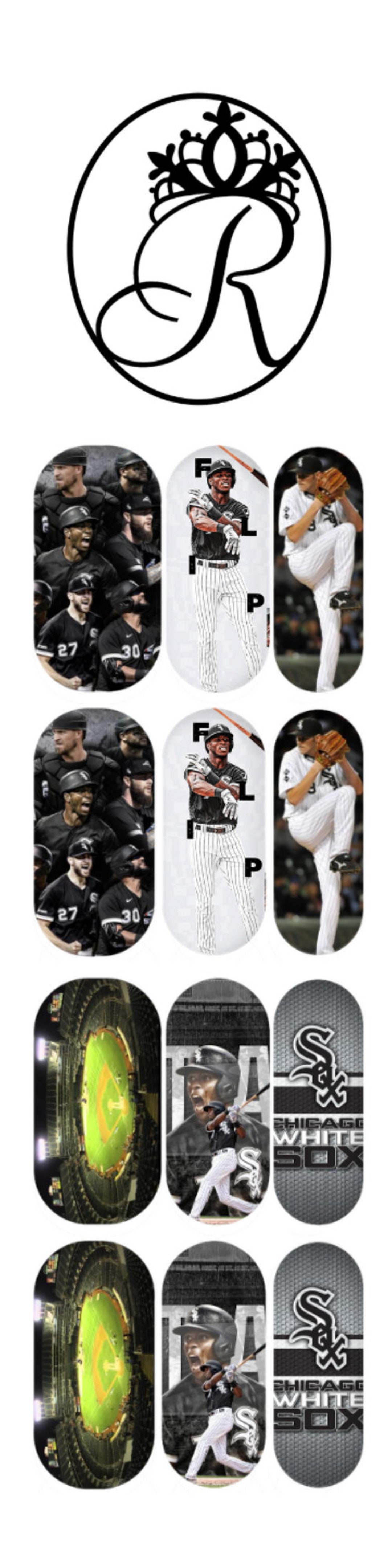 MLB White Sox Water Slide Decals - Etsy