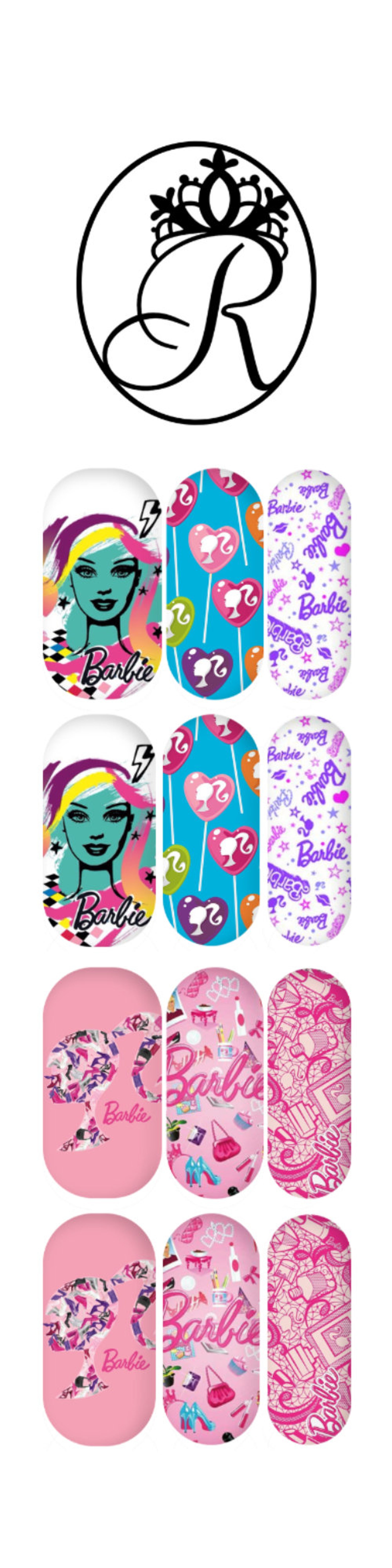 Barbie Water Slide Nail Decals - Etsy
