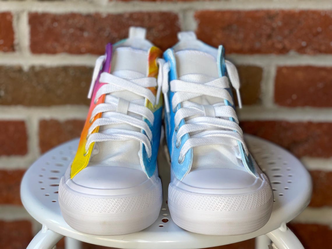 Hand Painted Ocean Shoes. Made to Order. - Etsy