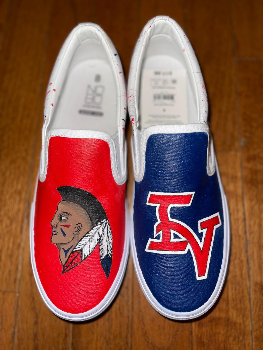 Custom Painted School Spirit Shoes - Etsy