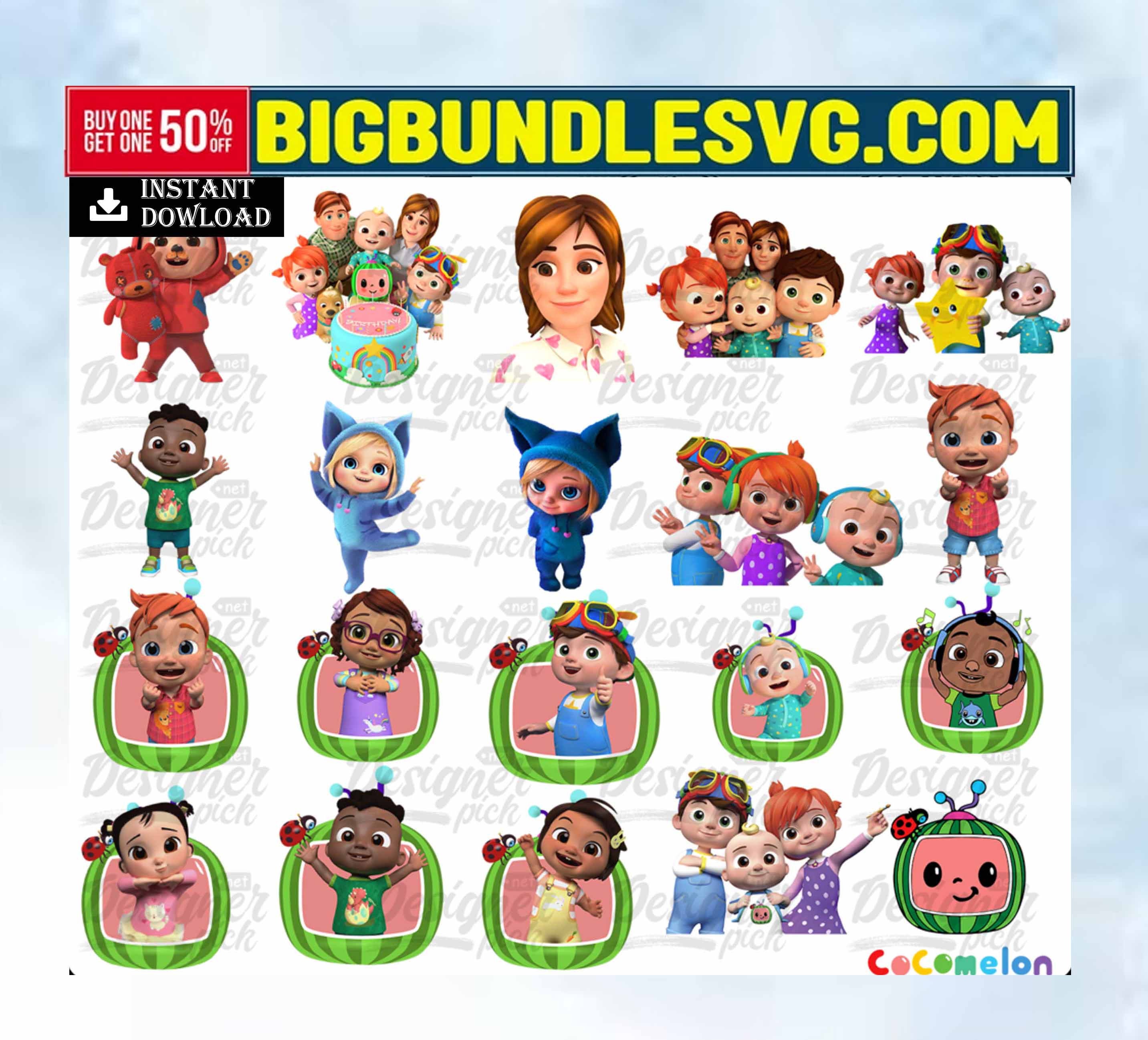 Cocomelon Svg Bundle Cocomelon Svg Cut File Cocomelon - Etsy