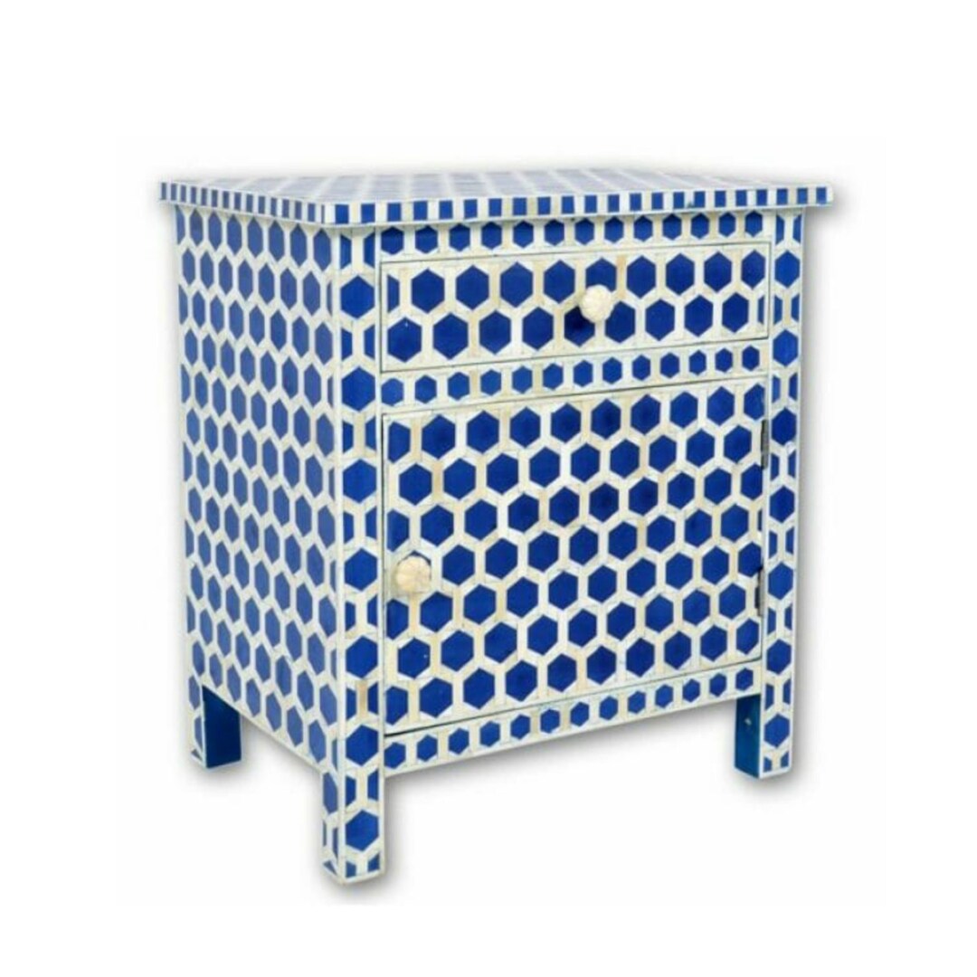 Bone Inlay Small Side Tables for Living Room Bedroom Office - Etsy