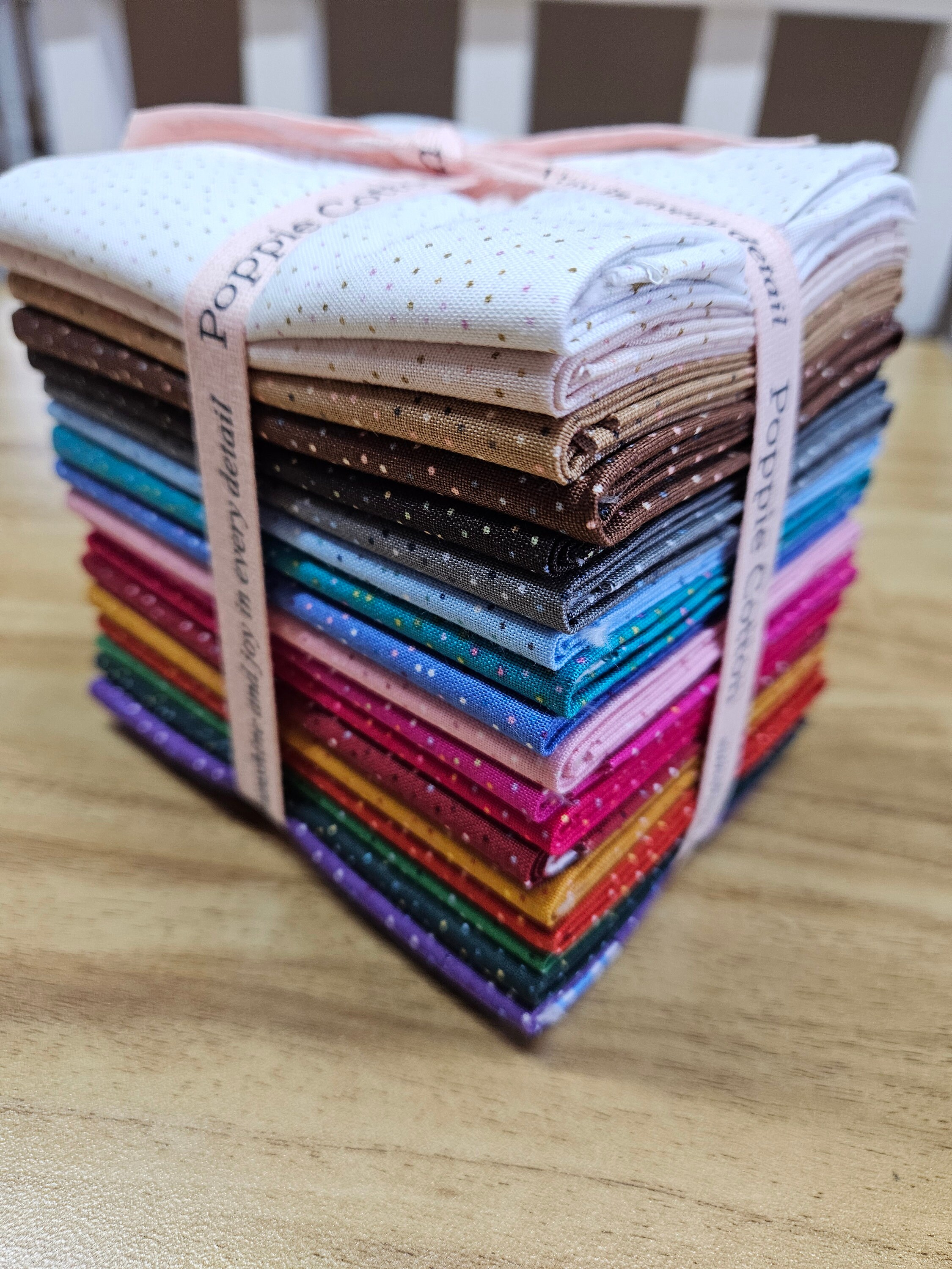 Confetti Colors Fat Quarter Bundle by Poppie Cotton 18 Pieces - Etsy