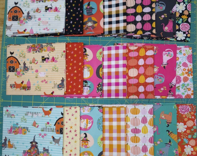 Kitty Loves Candy Fat Quarter Bundle 21 Pieces Poppie Cotton Etsy