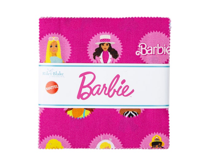 Barbie™ World 5" Stacker 42 Pieces, Riley Blake Designs - Etsy