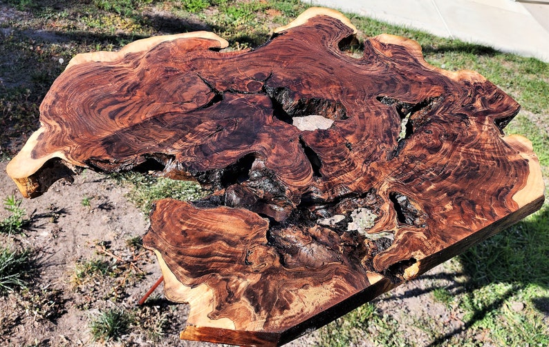 Black Walnut BURL Live Edge BWB-07 - Etsy