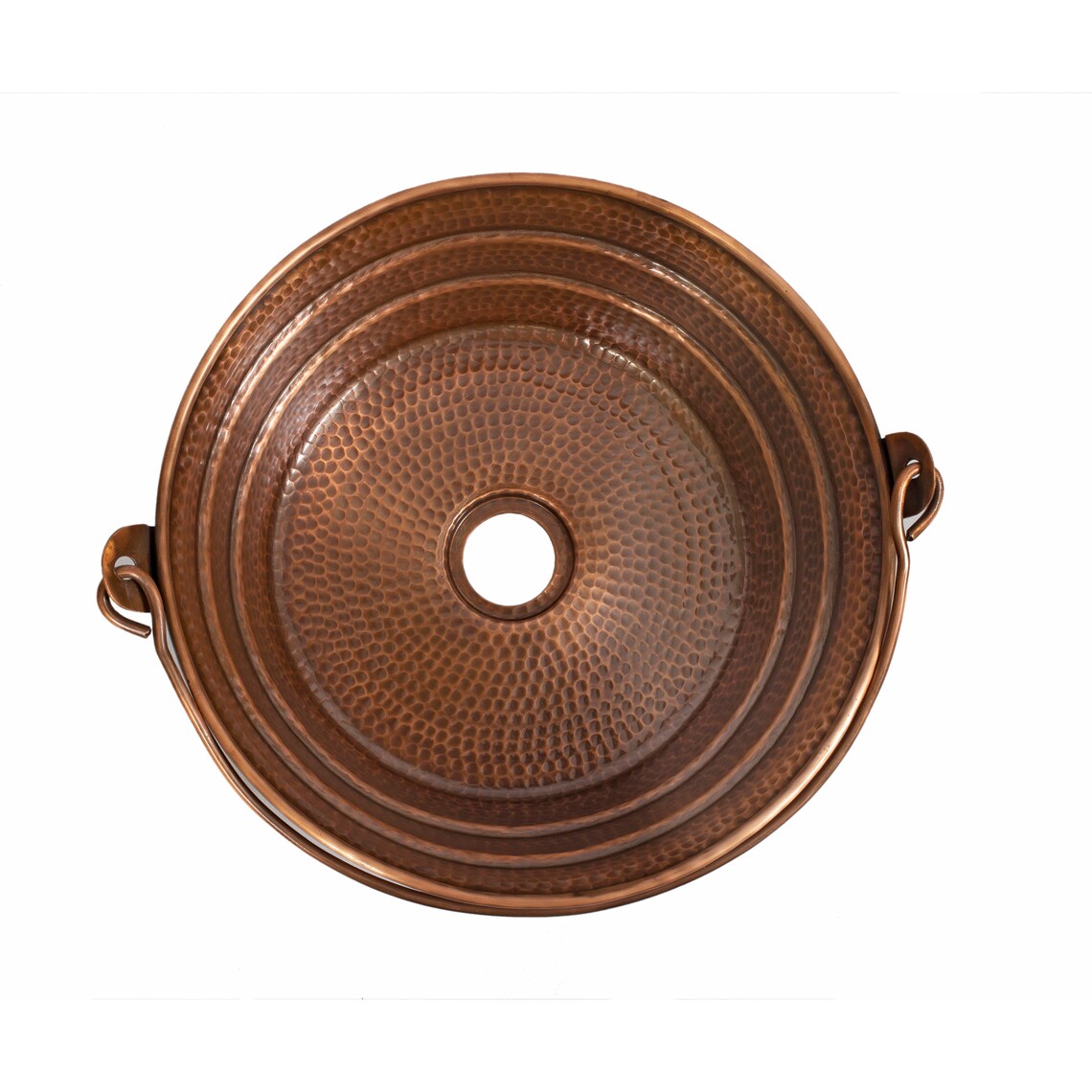 Bucket Copper Sink Hammered Copper Sinks Rustic Copper Washbasins - Etsy