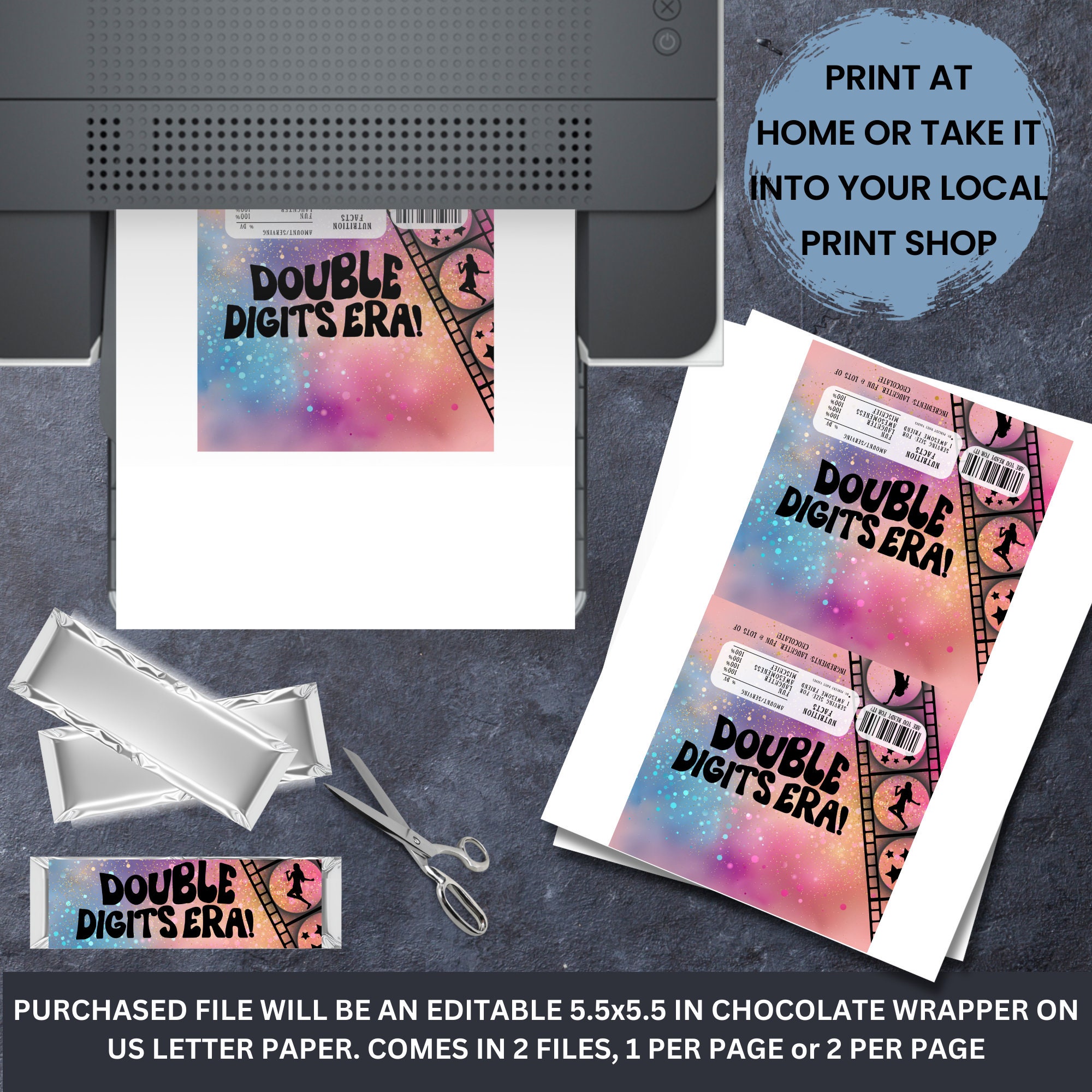 Editable Eras Birthday Invitation,taylor Swift Birthday, Teen Birthday ...