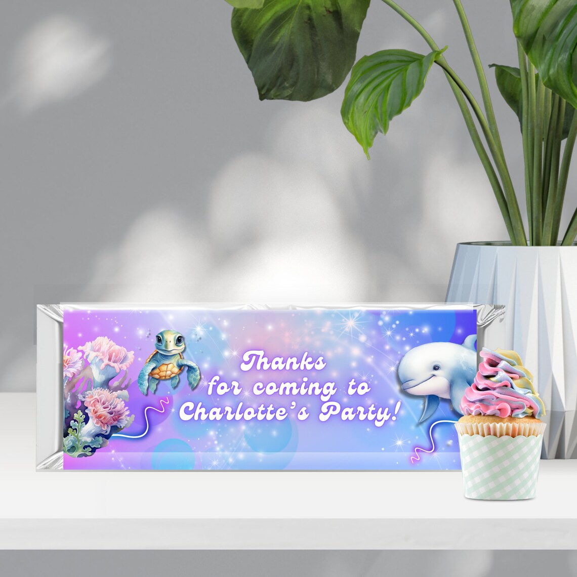 Editable Dolphin Birthday Party Invitation Tie Dye Neon Glow Dolphin ...