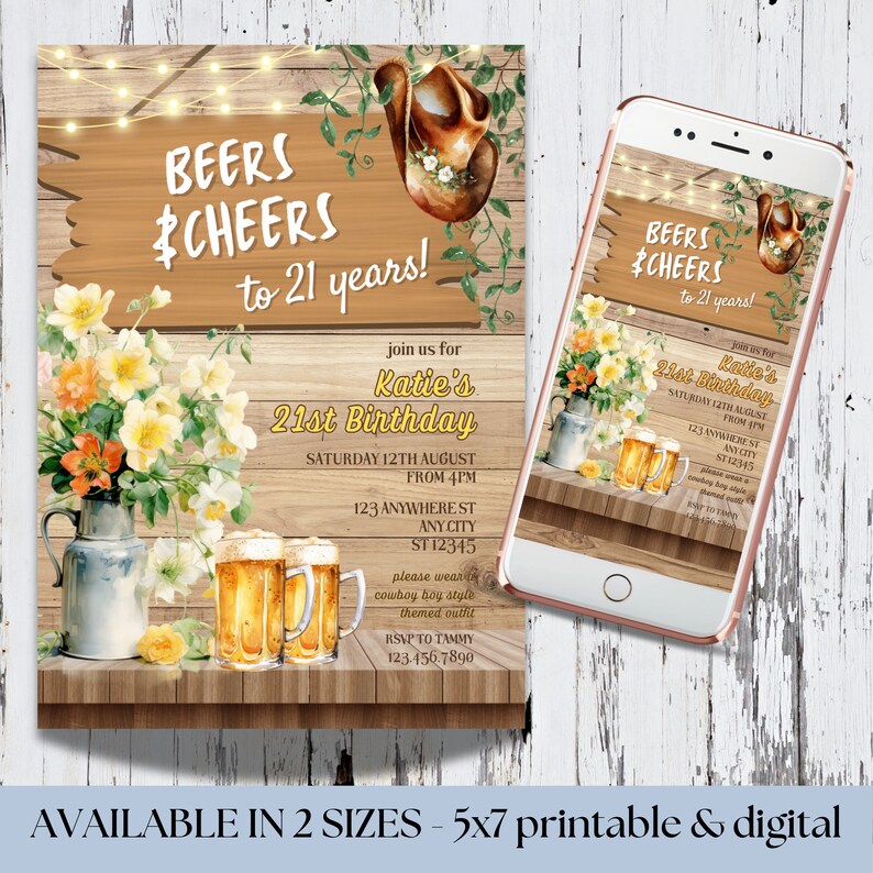 Editable Cowgirl Boots Birthday Party Invitation -western Saddle up ...