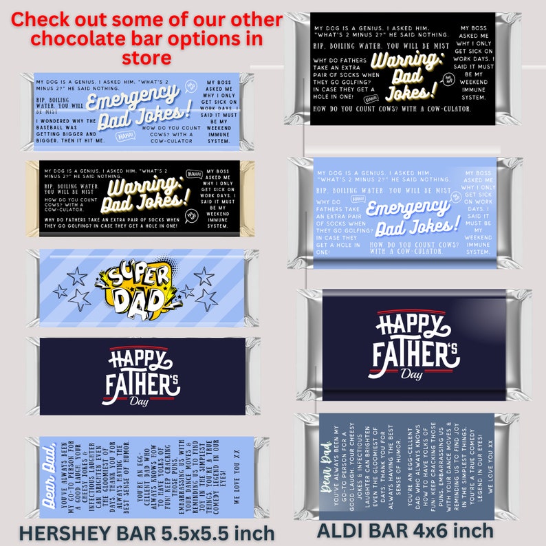 Happy FATHER'S DAY Candy Bar Wrappers,printable Instant Download ...