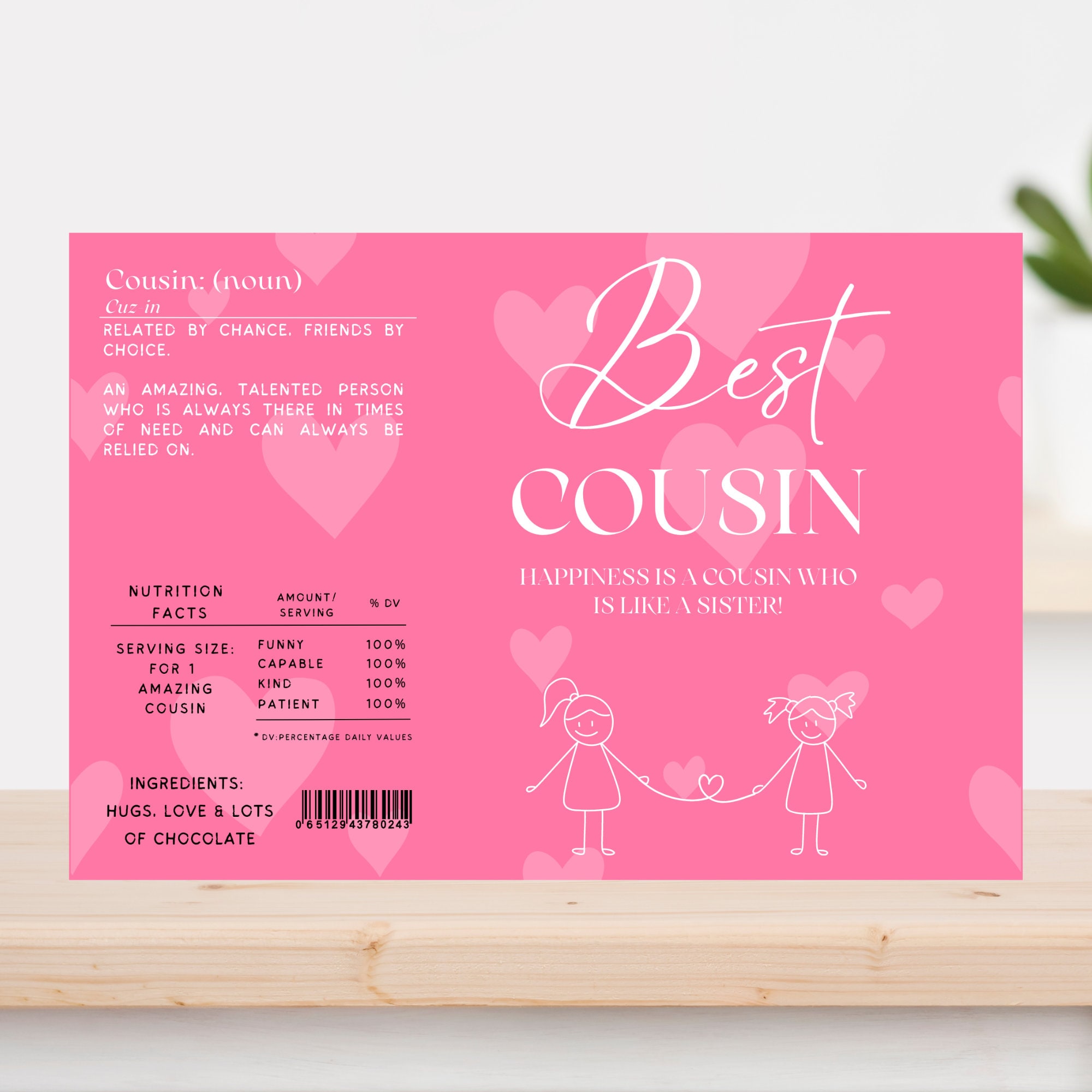 Candy Bar Wrappers, Printable Instant Download, Couin Gift Idea, Last ...