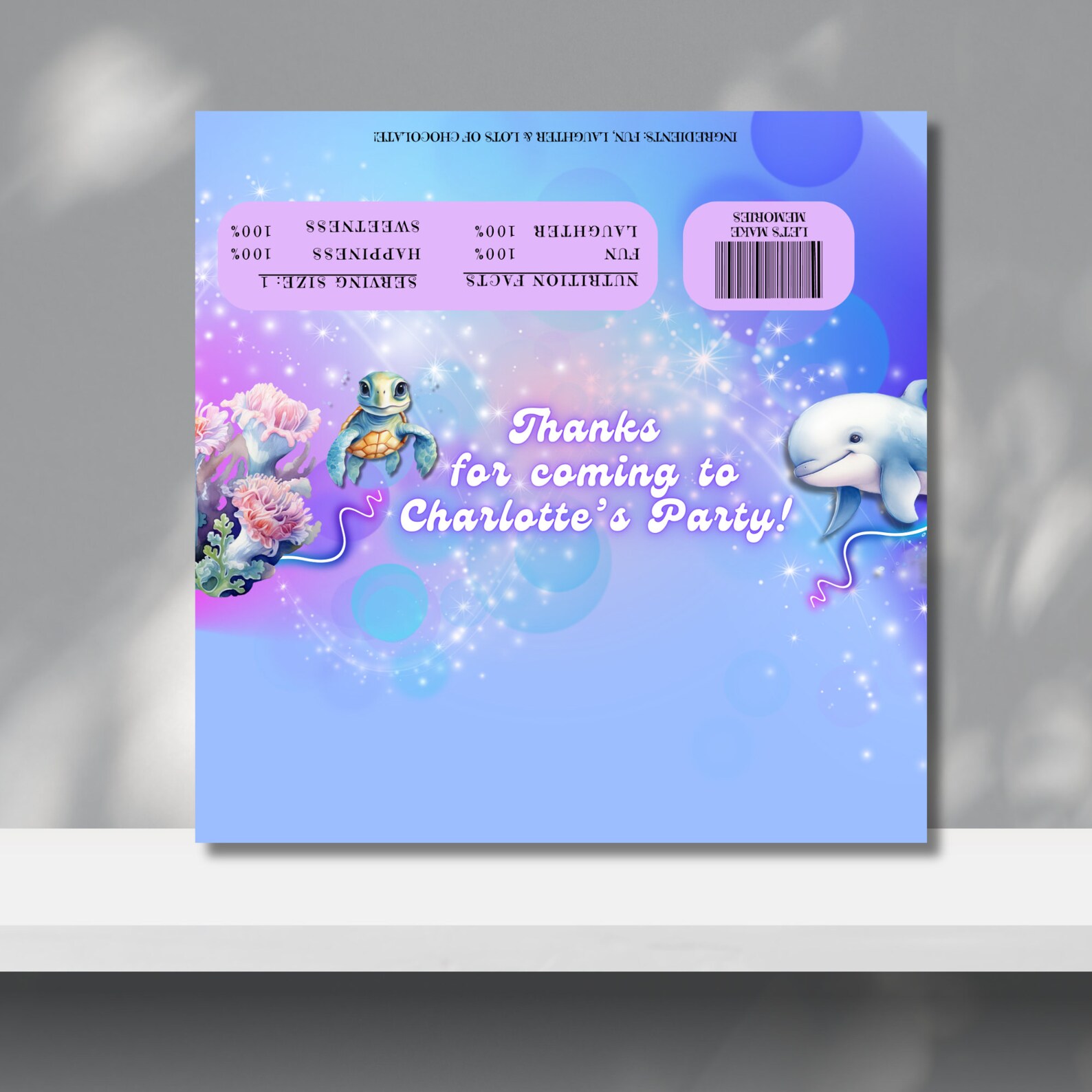 Editable Dolphin Birthday Party Invitation Tie Dye Neon Glow Dolphin ...