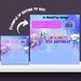 Editable Dolphin Birthday Party Invitation Tie Dye Neon Glow Dolphin ...