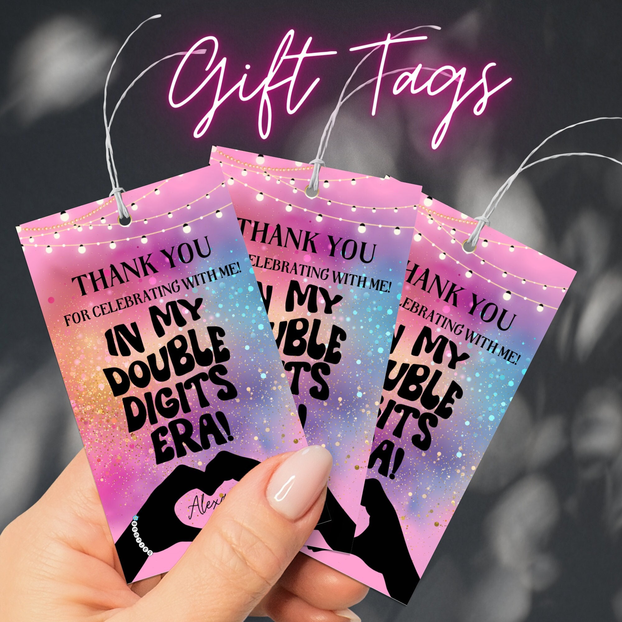 In My Double Digits Era Party Favor in My Era Birthday Favors in My ...